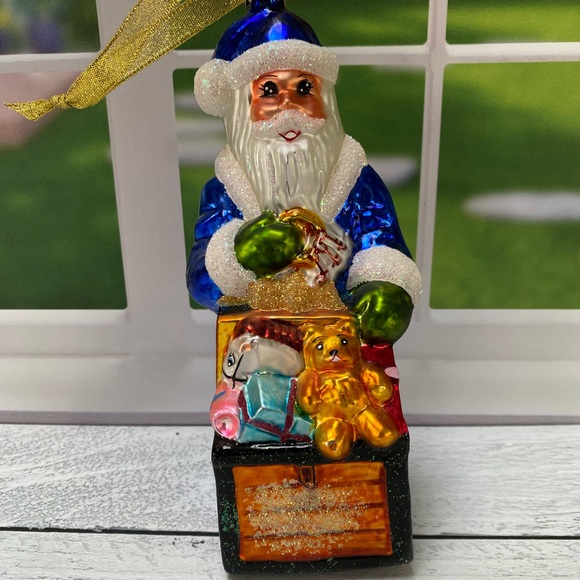 Christopher Radko | Holiday | Christopher Radko Toychestsanta In Blue ...